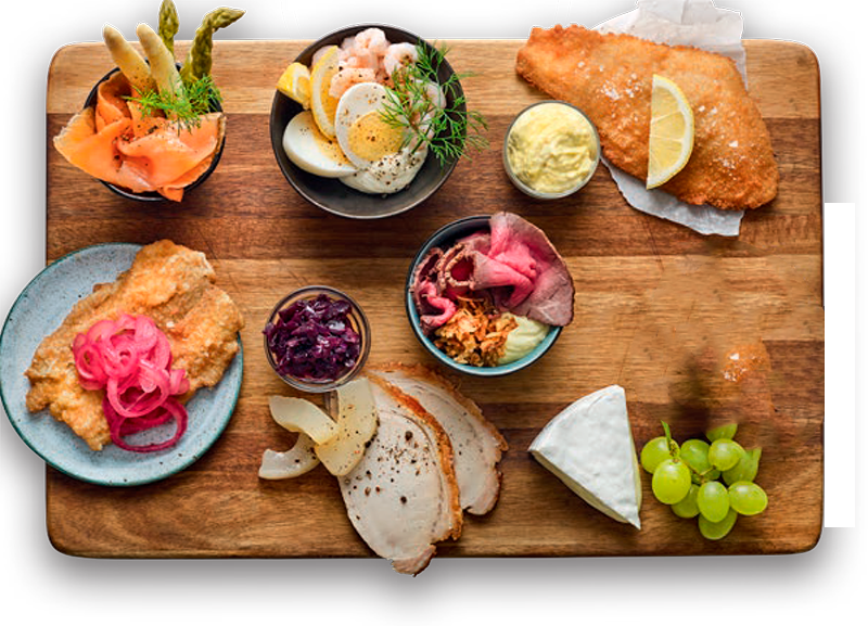 Stort frokost bord | superbrugsenhinnerup.dk